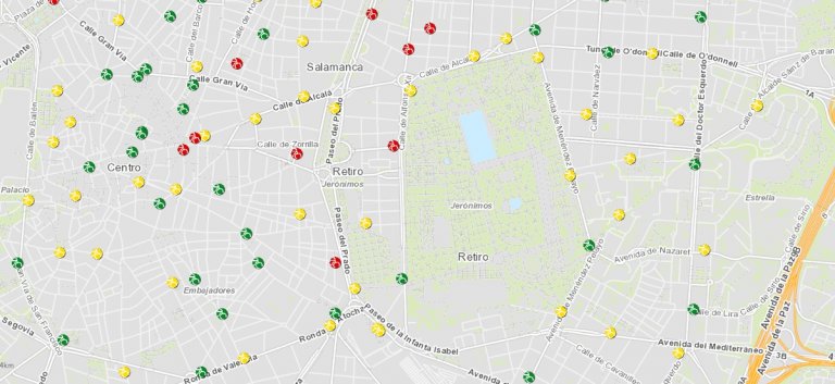 Estaciones BiciMad: mapa para encontrarlas | Emesa M-30